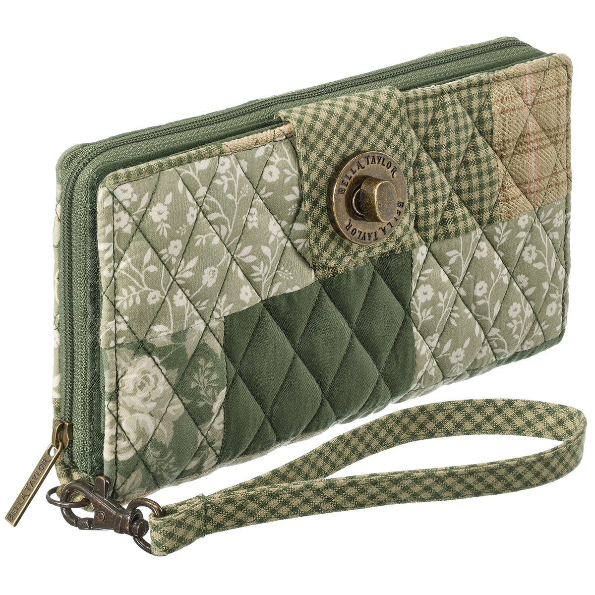 Heirloom Rose Patchwork RFID Cash System Wallet – Bella Taylor Wholesale