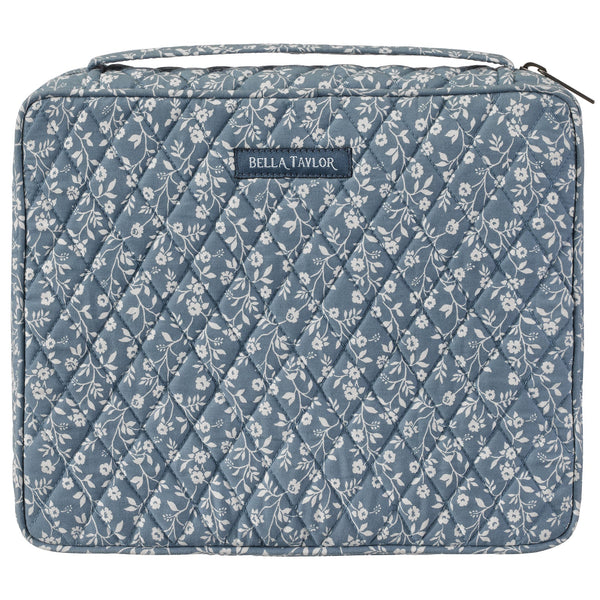 Heritage Blue Floral Bible Cover – Bella Taylor Wholesale