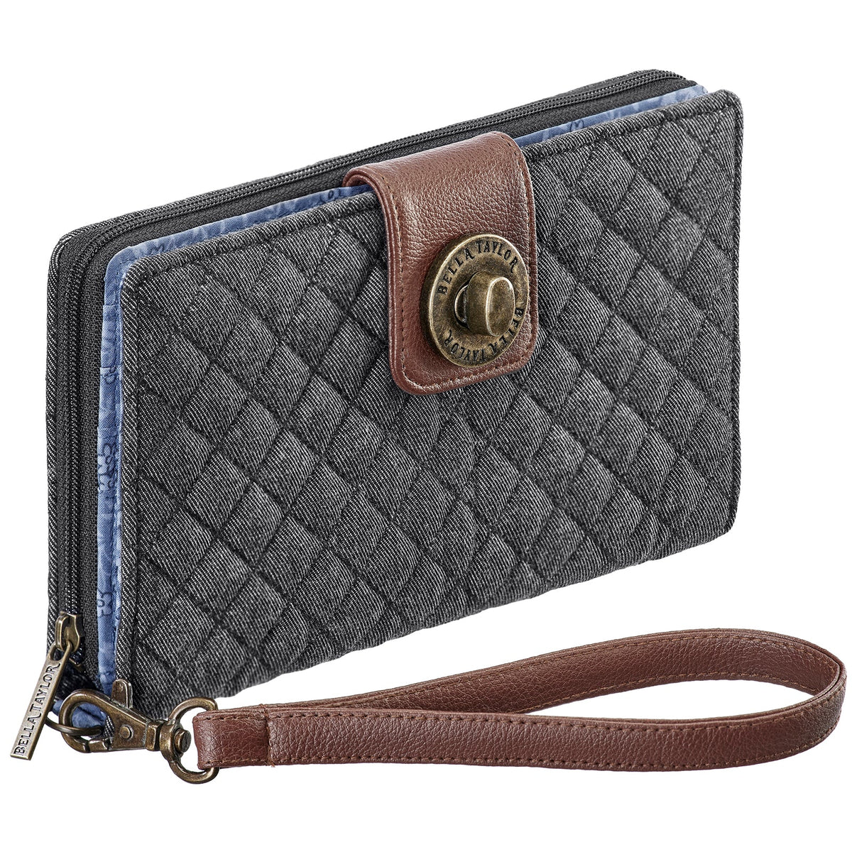 Dark Denim RFID Cash System Wallet – Bella Taylor Wholesale
