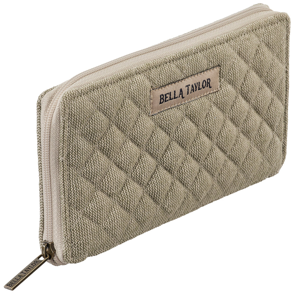 Khaki Chambray RFID Slim Card Wallet – Bella Taylor Wholesale